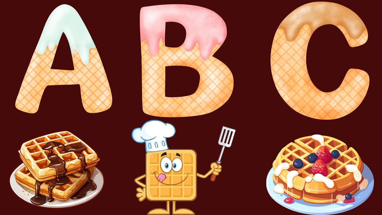 Fun ABC Alphabet Song For Kids /Learn the Alphabet with Cool Waffles ...