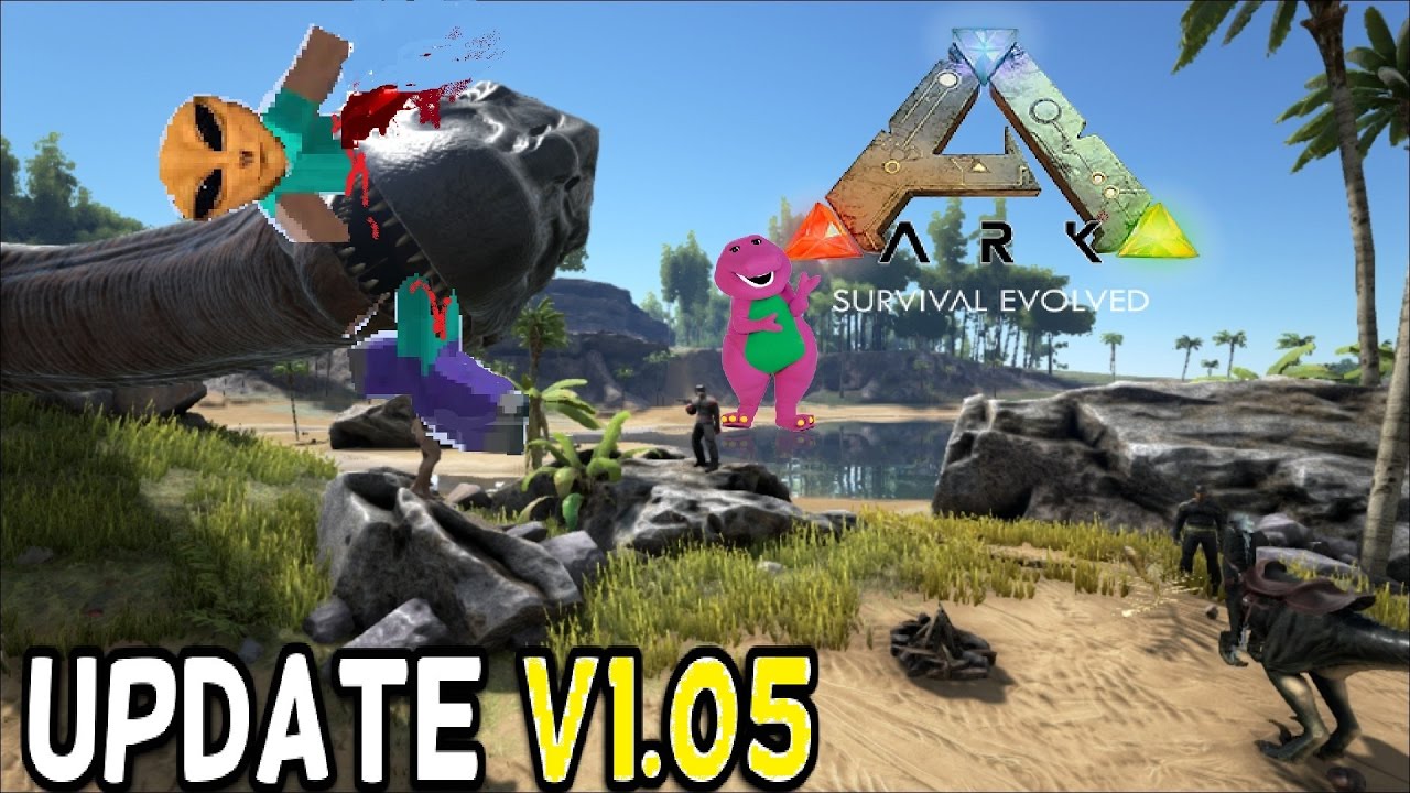 Ark Survival Evolved - v1.05 Out Now!!!! - PS4 / PRO - Patch Note - YouTube