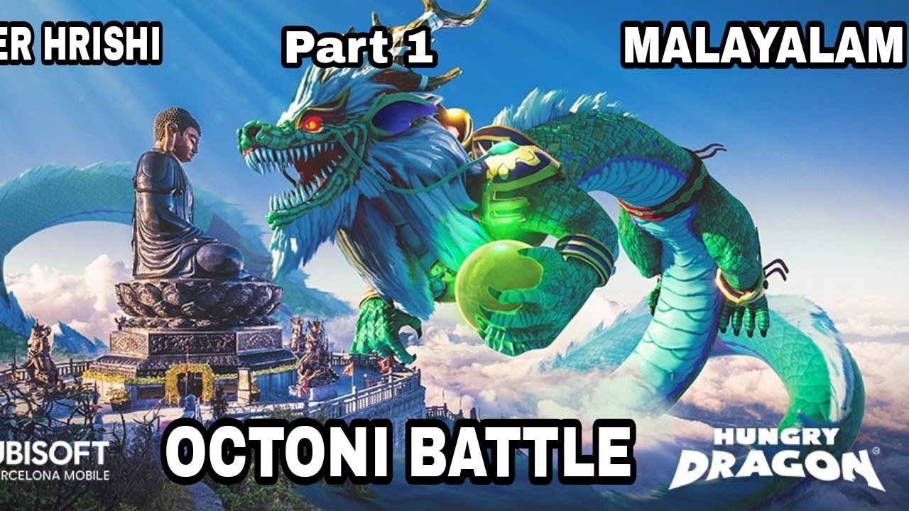 Dragon battle | OCTONI | GAMER HRISHI | Malayalam | part 1 | Hungry ...