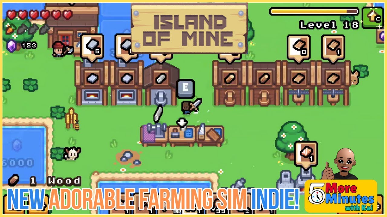 The Most ADORABLE Farming Sim - Island of Mine - YouTube