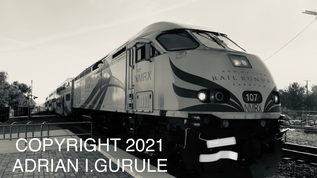 NMRX 107 arriving at Downtown Bernalillo - YouTube