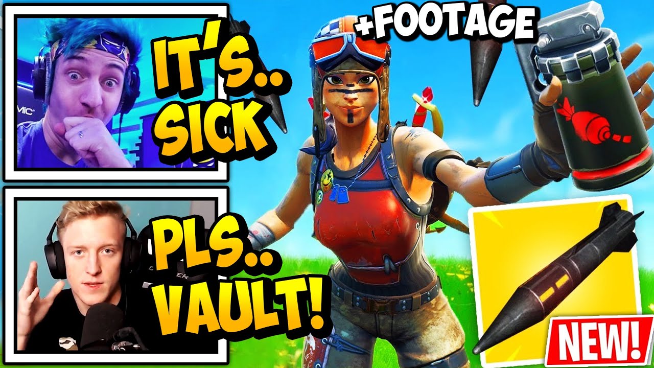 Streamers React to *NEW* "AIRSTRIKE" Item (FOOTAGE) In Fortnite! - YouTube