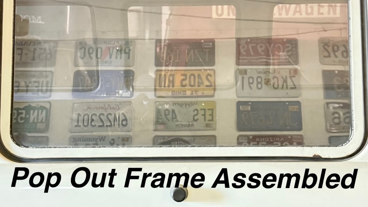VW Bus Pop Out Frame - How-to DIY - YouTube