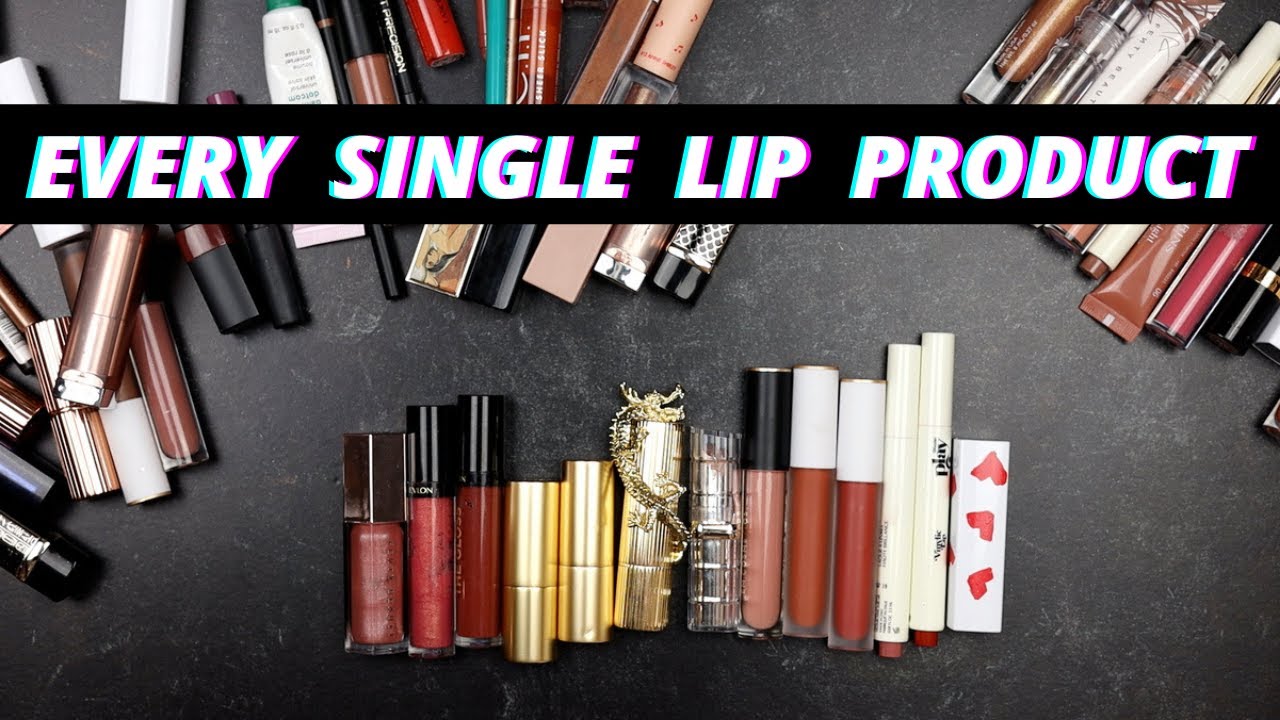 RANKING AND DECLUTTERING ALL OF MY LIPSTICKS AND LIP GLOSSES BASED ON ...