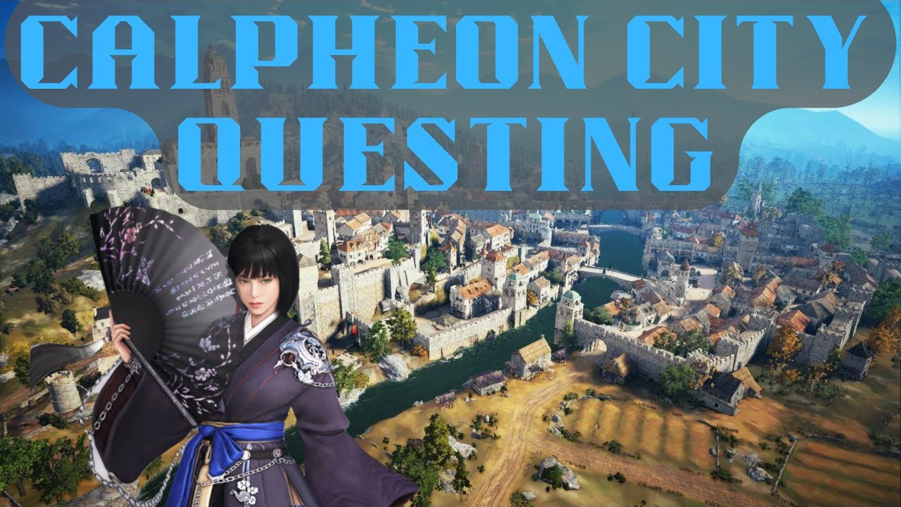 Black Desert Online - Calpheon City Questline + Codes - YouTube