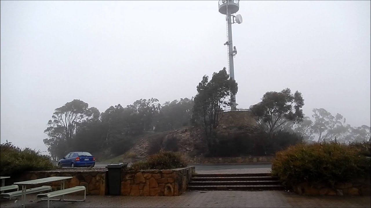 Wild Winter Weather on Mt Ainslie, Canberra - 24 Jun 14 - YouTube