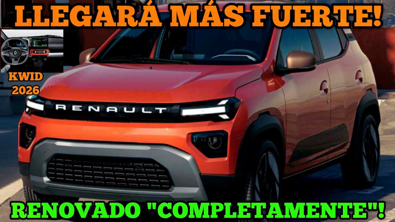 Renault Kwid 2026 ️ Nueva Generación En Camino ️ - YouTube