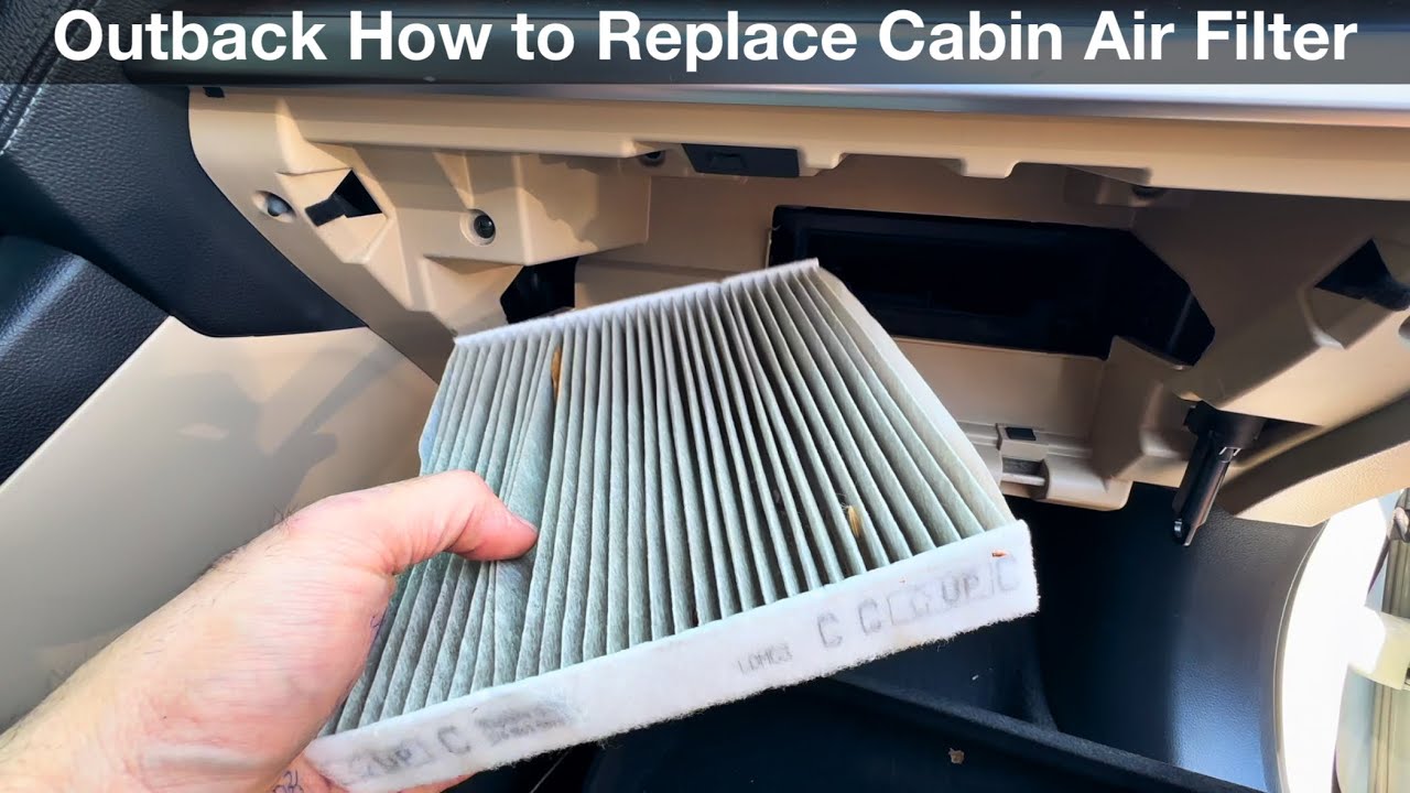 Subaru Outback How to Replace Cabin Air Filter / Forester - YouTube
