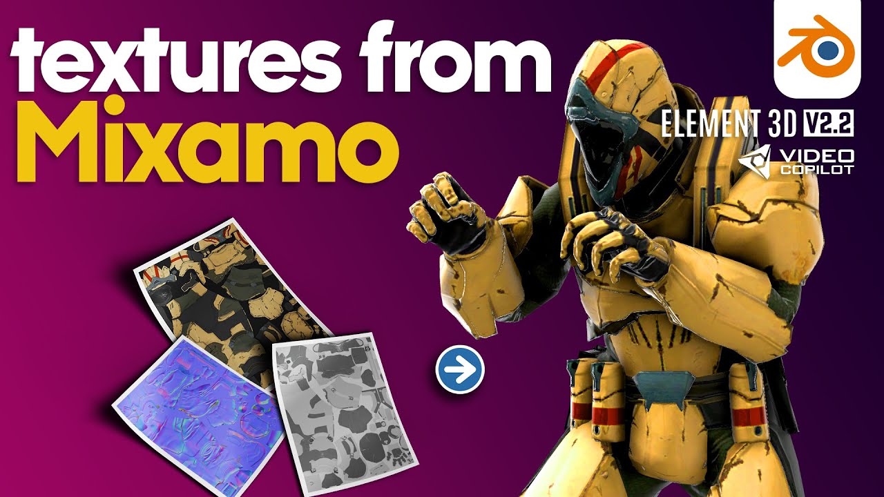 The ULTIMATE Guide to Extracting Mixamo Textures for Element 3D – In ...