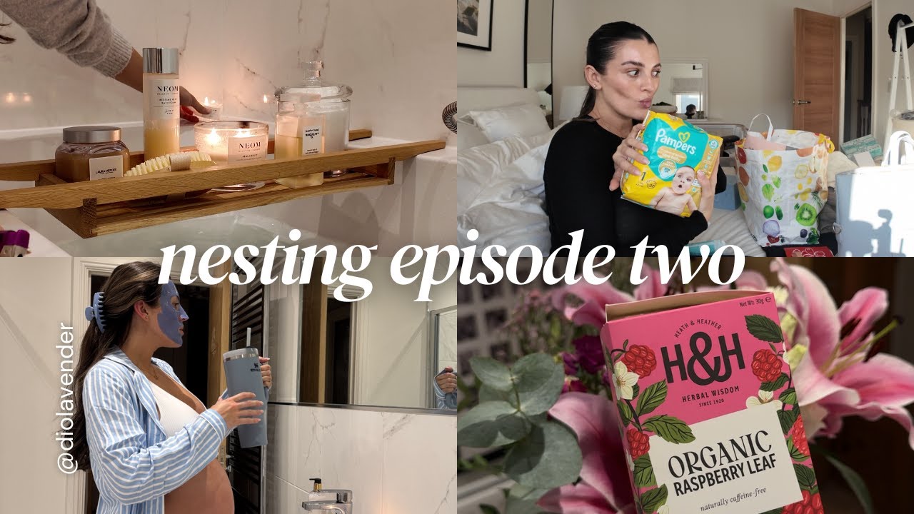 Nesting episode two: Pamper routine & packing my hospital bag - YouTube