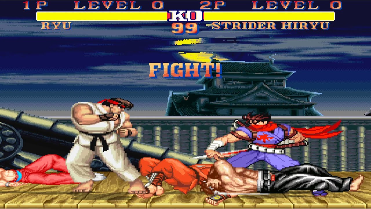 👉"Unleashing the Hadokens: Ryu vs Strider Hiryu" | Street Fighter Vs ...