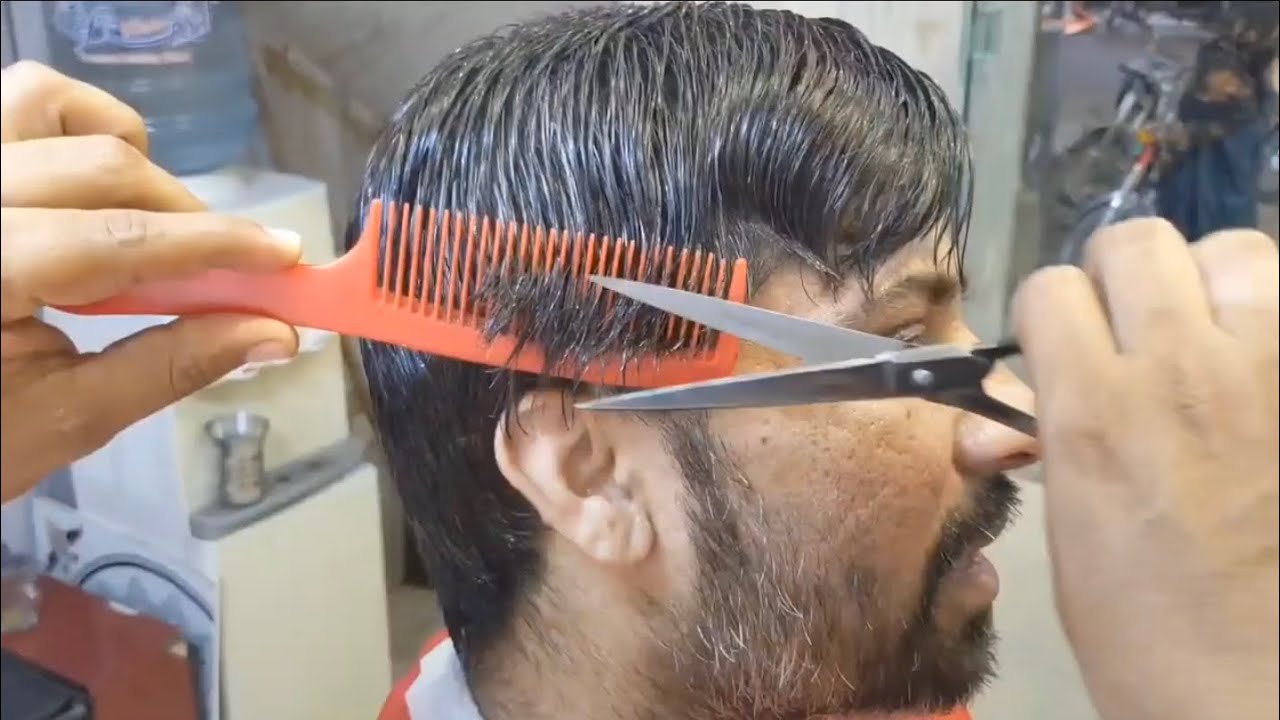 King Barbar of Scissors Cutting #alrayaanhairstudio - YouTube