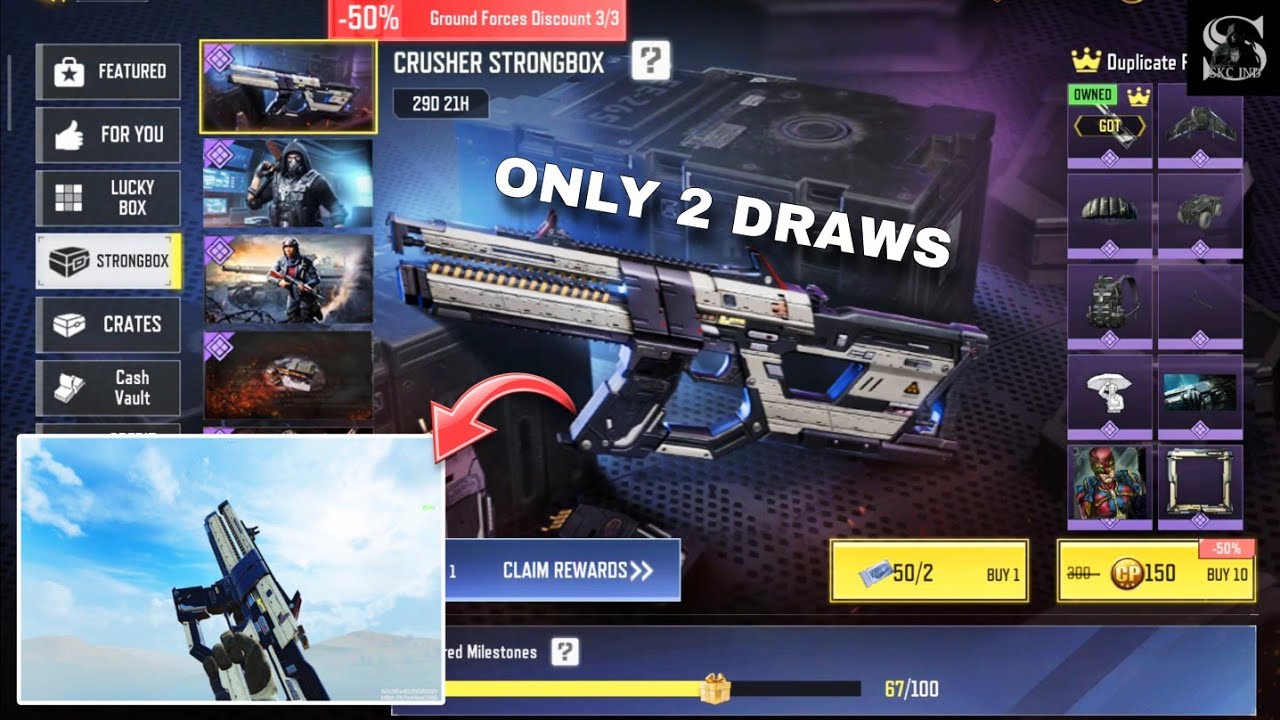 Got M4 - Deep Space in Just 2 Draws CODM | Crusher Strongbox Opening ...