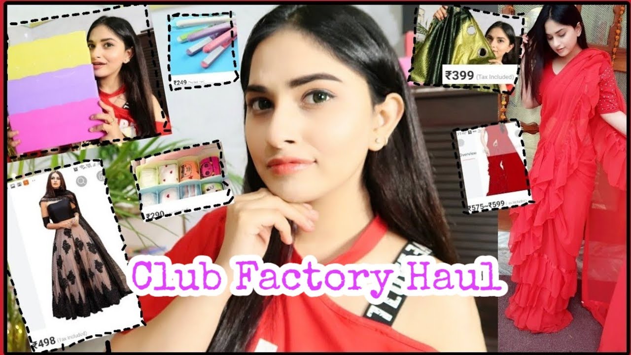 Club Factory Haul || Best Haul Ever -OMG I Tried Cf Dresses + Try On ...