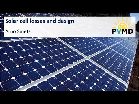 Solar cell losses and design - YouTube