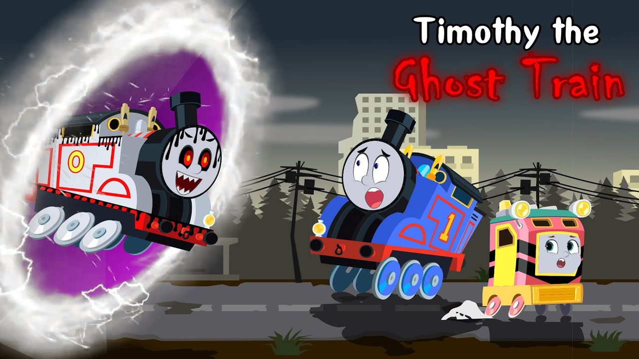 Thomas meets Timothy the Ghost Train from another universe - YouTube