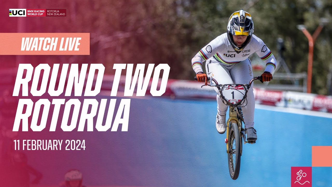 Live - Round Two | 2024 UCI BMX Racing World Cup - YouTube