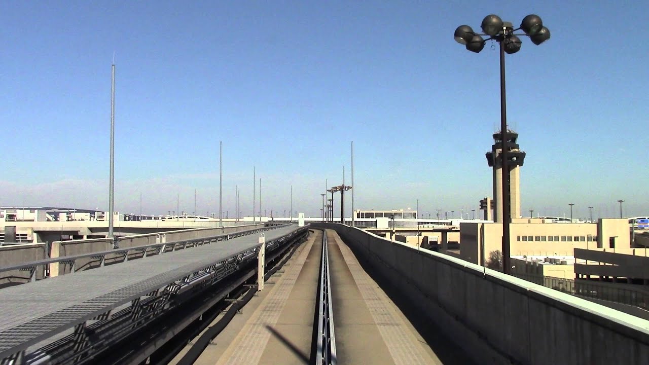 DFW Airport Skylink - Inner Loop - YouTube