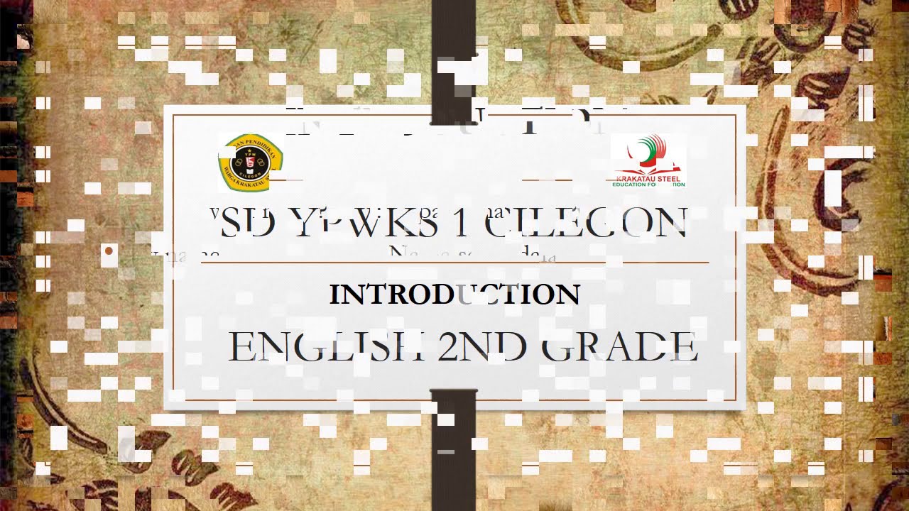 ENGLISH 2ND GRADE : Introduction - YouTube