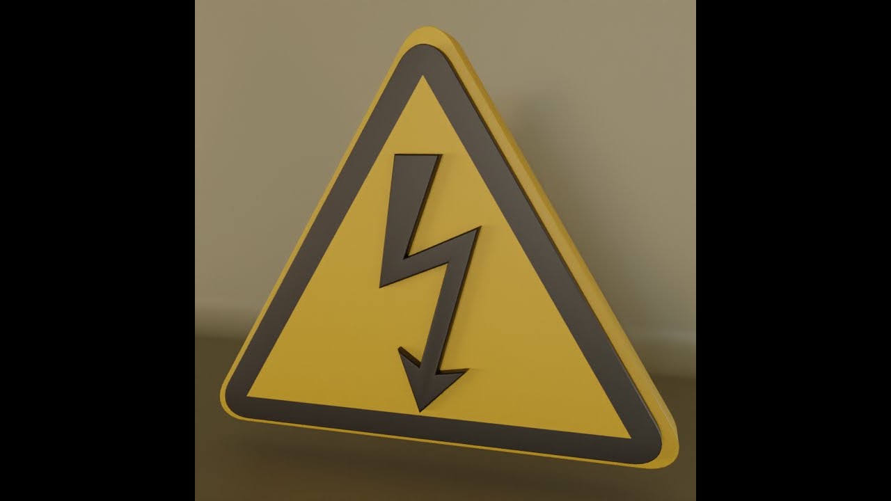 Blender 3.1 - Warning-Sign Workflow Timelapse - YouTube