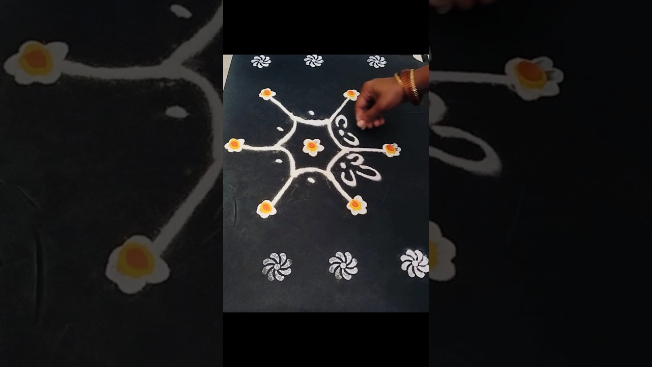 small muggu very easy muggu - YouTube