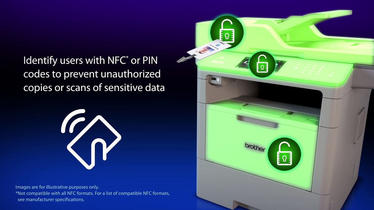 Brother MFC-L6900DW Advanced Security Features - YouTube