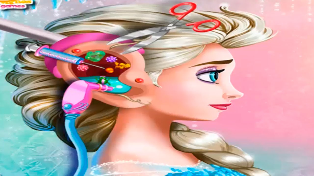 Disney Frozen - Elsa Ear Emergency - Disney Princess English - Game for ...
