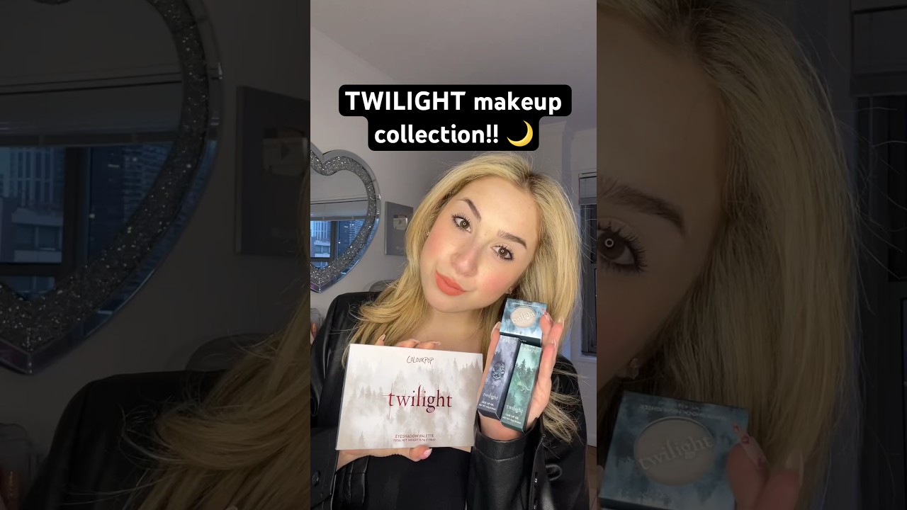 TWILIGHT makeup collection!! 🌙 #shorts #twilight #makeup ...