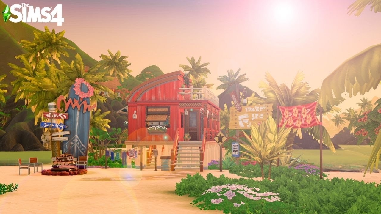 Lifeguard House | Sims 4 Speed Build - YouTube