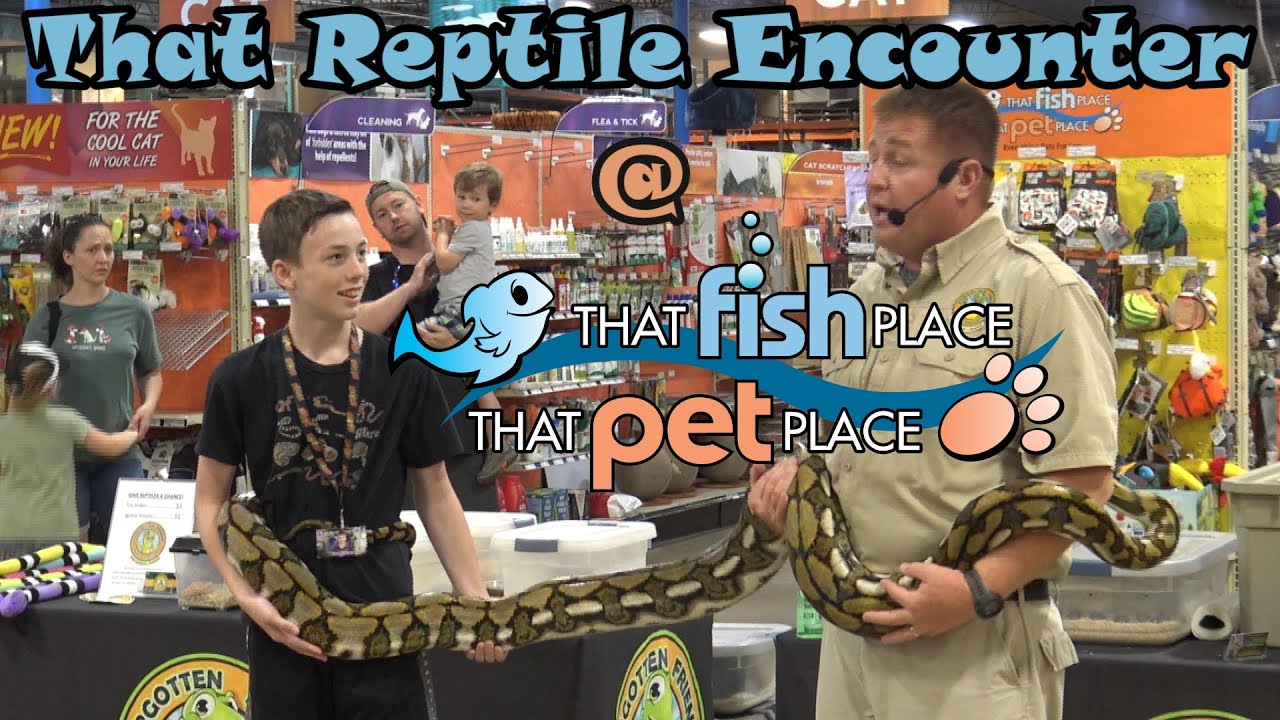 That Reptile Encounter at That Fish Place That Pet Place 2021 - YouTube