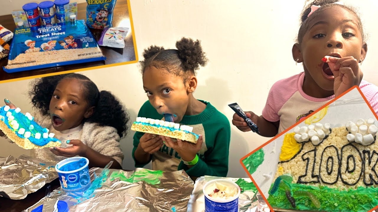 Decorate this GIANT Rice Krispies Treat with LAB Kidz‼️ #labkidz - YouTube