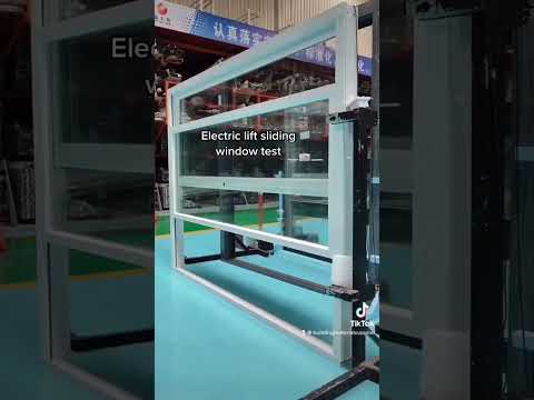 Electric lift sliding window#vertical #sliding #lift #electric #windows #popular #modern # ...