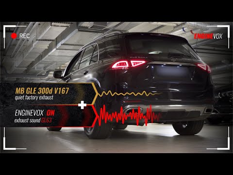 Electronic active sound exhaust system MB GLE 300d V167 #ENGINEVOX