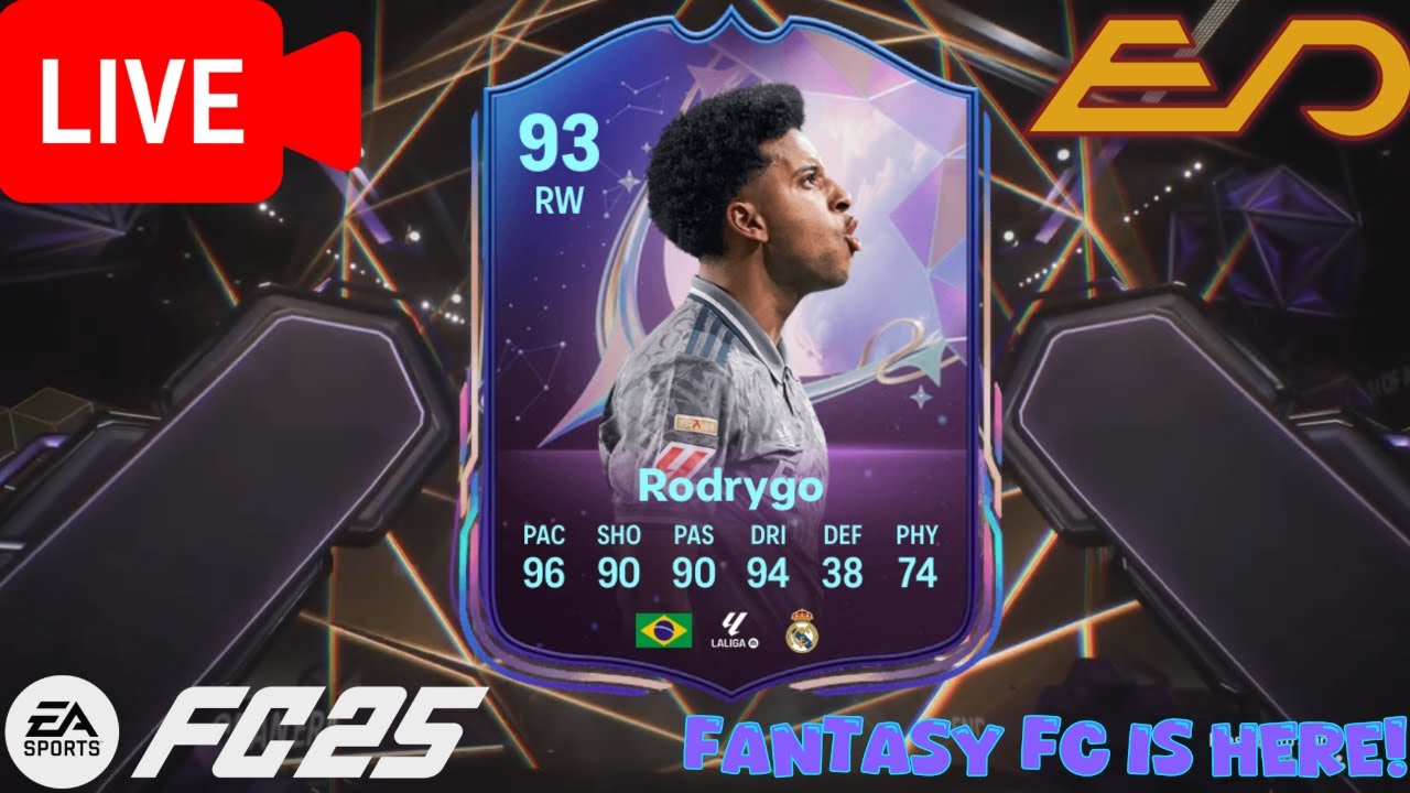 FANTASY FC TEAM 2 IS HERE! EAFC25 LIVESTREAM - YouTube