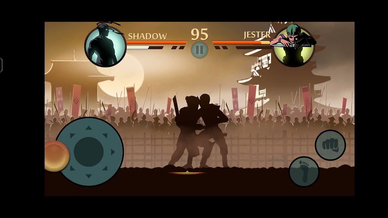 FIGHTING WITH DANGEROUS GIRL JESTER | SHADOW FIGHT PART #5 - YouTube
