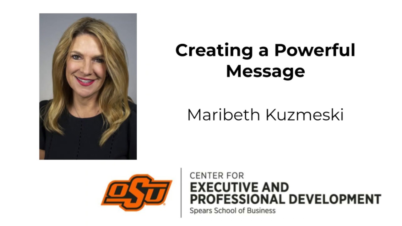 Creating a Powerful Message - YouTube