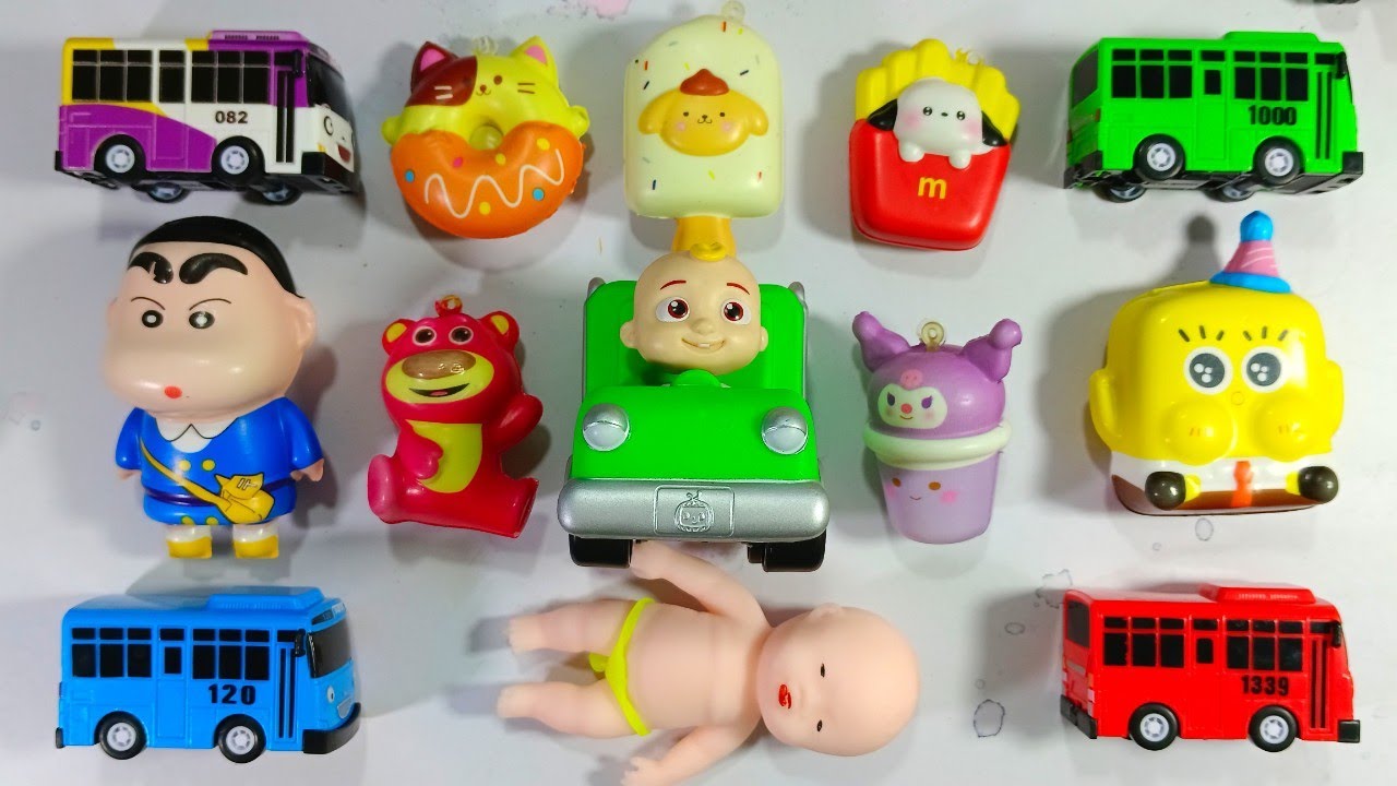 Hunting Toys Squishy, Tayo, Thomas, Robocar Poli, SpongeBob, Shinchan ...
