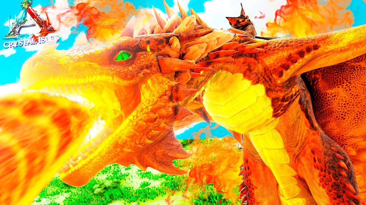 CHARIZARD - EL WYVERN DE LAS LLAMAS | ARK - CRYSTAL ISLES - YouTube