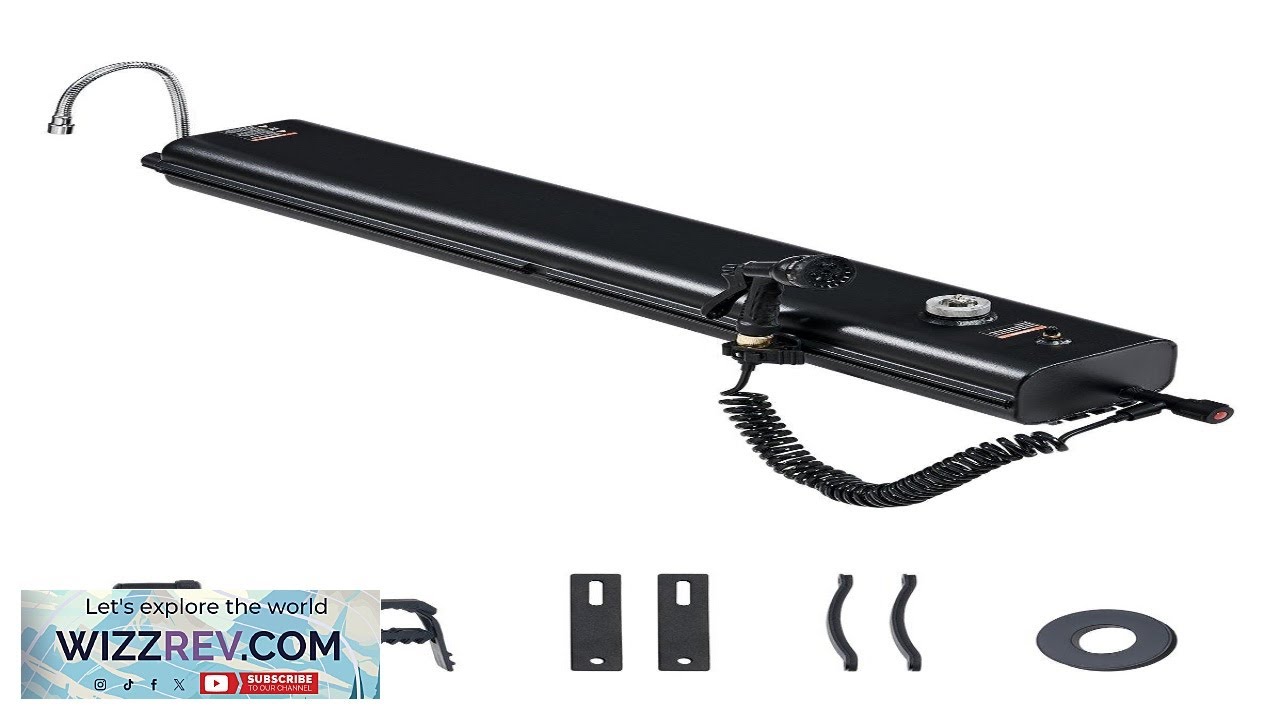 4.5 Gal Roof Rack Water Tank Portable Water Tank with Splash-Guard ...