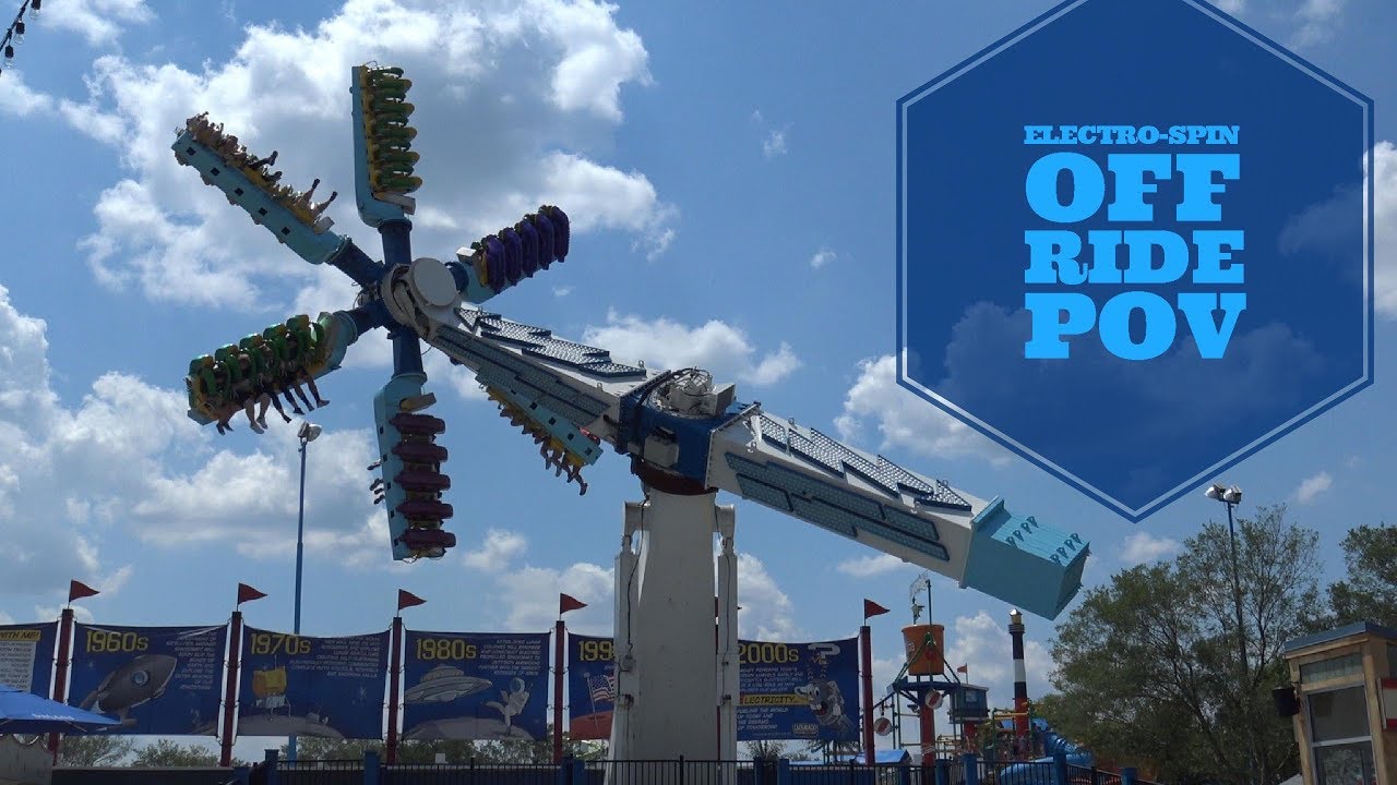 Carowinds Electro-Spin Off Ride POV - YouTube