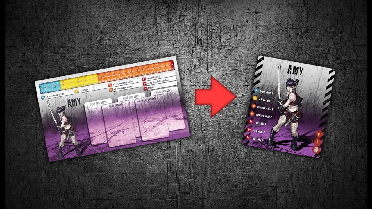 Zombicide Invader-Format Classic ID Card Template Tutorial - YouTube