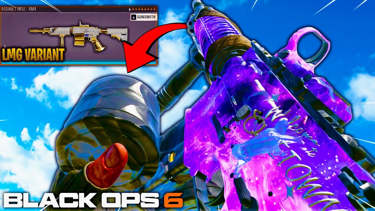 NEW XM4 LMG BUILD in BLACK OPS 6👀 (XM4 BEST CLASS SETUP BO6) - YouTube