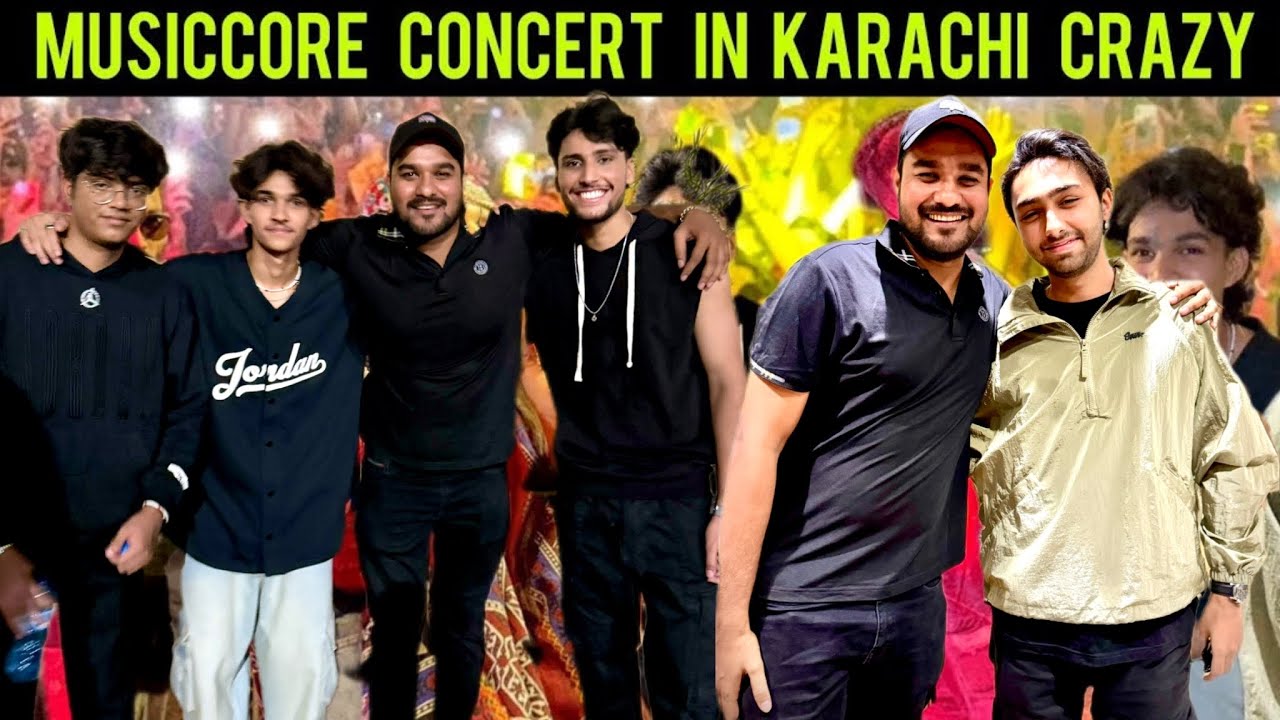 Crazy Crowd Concert Karachi - Young Stunner - Aur Band - Aashir Wajahat ...