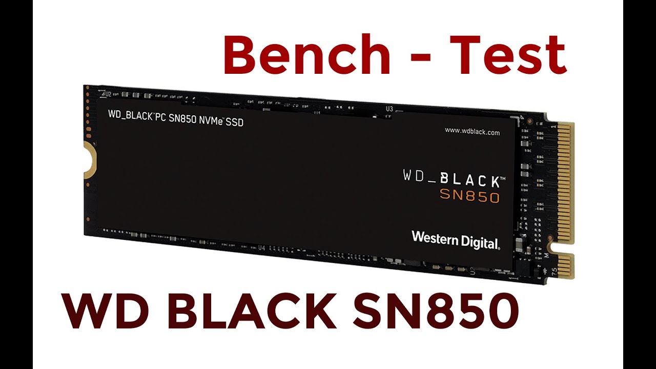 WD Black SN850 SSD 1TB M.2 Bench Test - YouTube