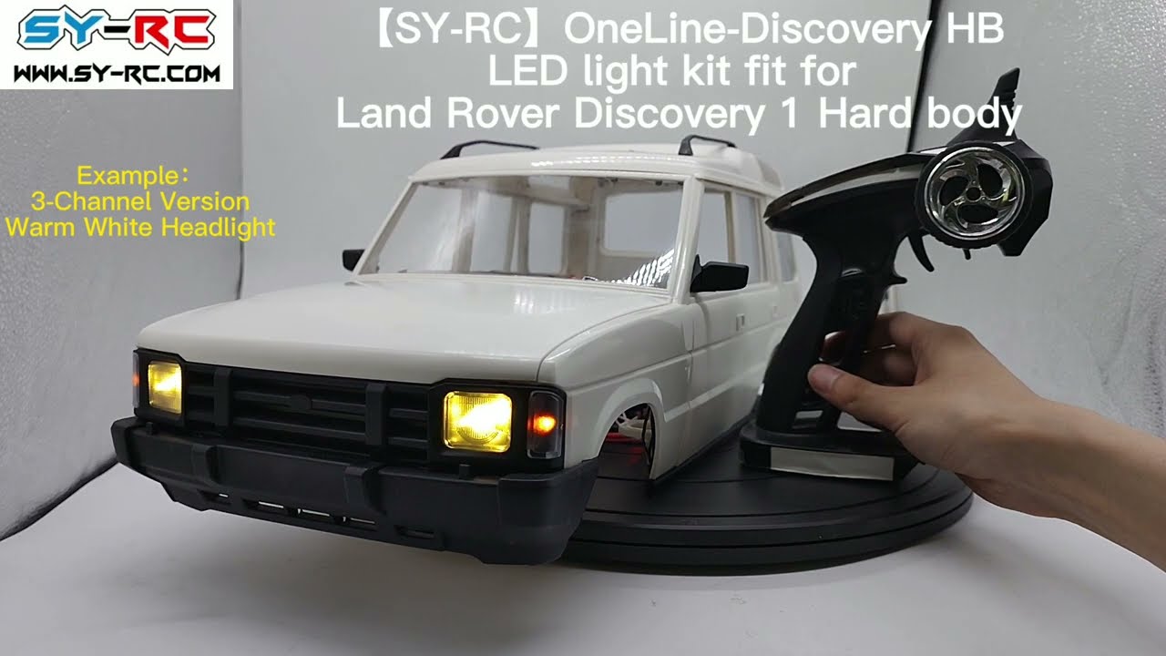 SY-RC 【OneLine Discovery HB】 LED Light Kit for 1/10 Land Rover ...
