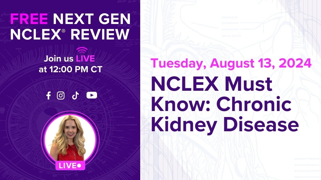 NCLEX Must Know: Chronic Kidney Disease - YouTube