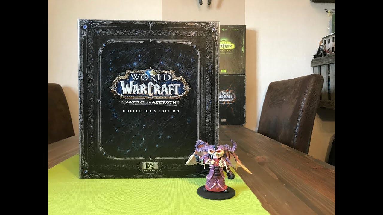 World of Warcraft Battle for Azeroth Collectors Edition - Unboxing ...