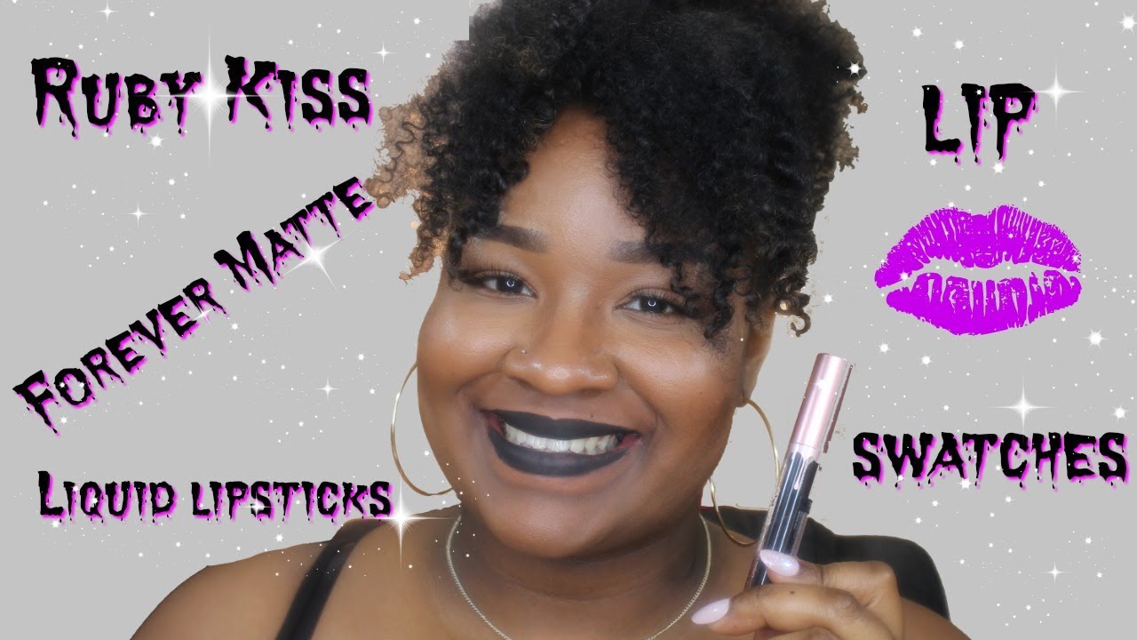 Ruby Kisses by Kiss | Forever Matte Liquid Lipsticks $1.99 - YouTube