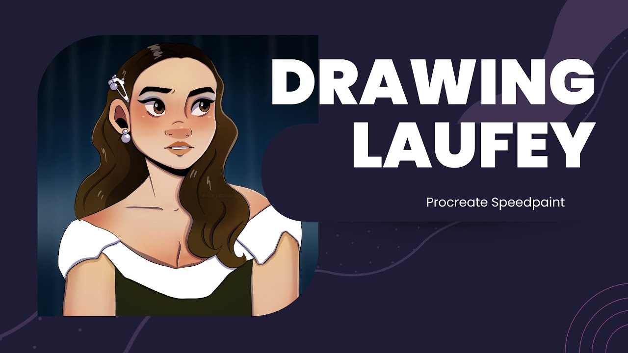 Drawing Laufey (Goddess Edition) | Procreate Speedpaint - YouTube