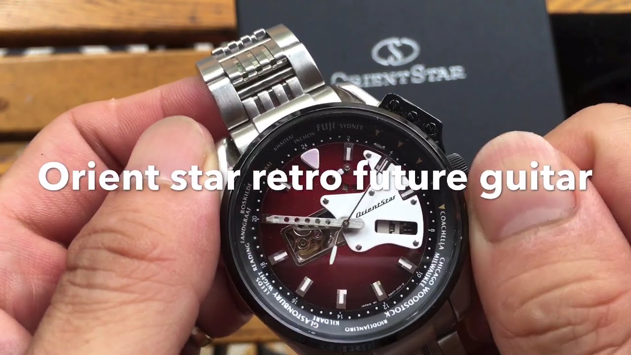 Orient star retro future guitar (0983050004) - YouTube